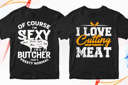 Butcher 50 Editable T-shirt Designs Bundle Svg Png Files ...