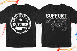 Butcher 50 Editable T-shirt Designs Bundle Svg Png Files ...