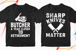 Butcher 50 Editable T-shirt Designs Bundle Svg Png Files ...