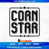 Corn Star Cornhole Editable T shirt Design In Ai Svg Printable Files ...