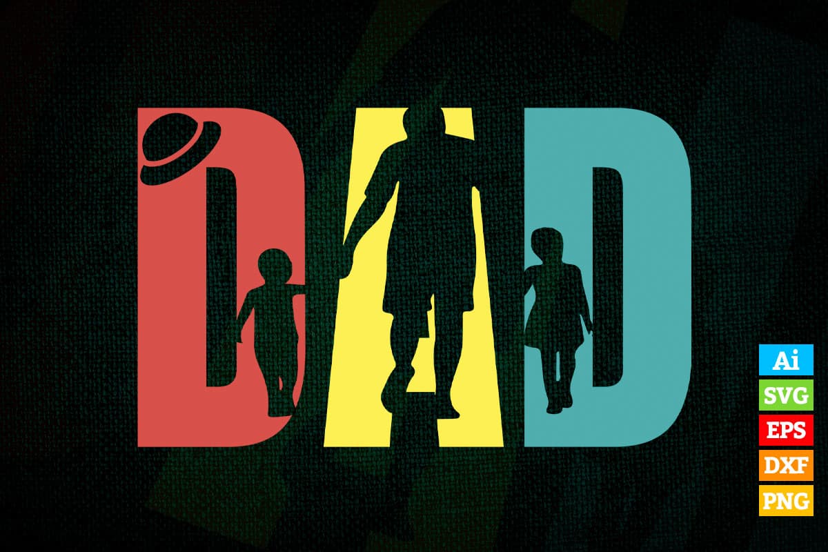 Funny Dad Daddy Father's Day Gift Vector T shirt Design Png Svg File ...