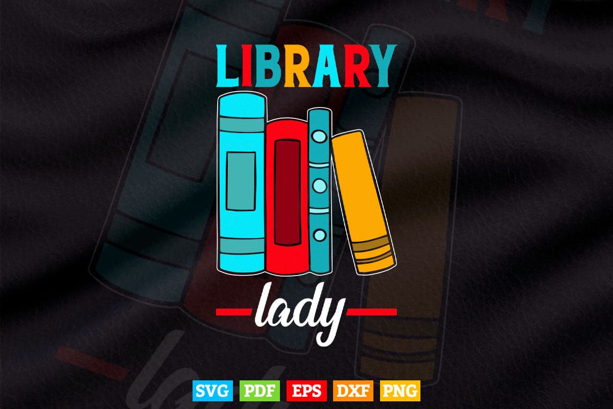 Funny Library Lady Librarian Library Assistant Svg Png Cut Files ...